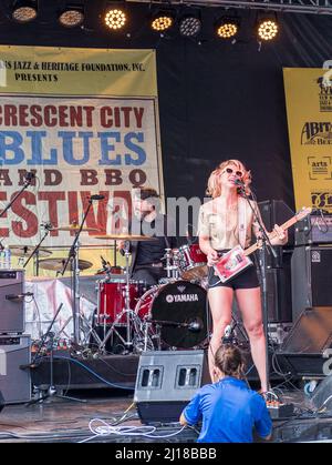 Samantha Fish performs at the All In Music & Arts Festival at the ...