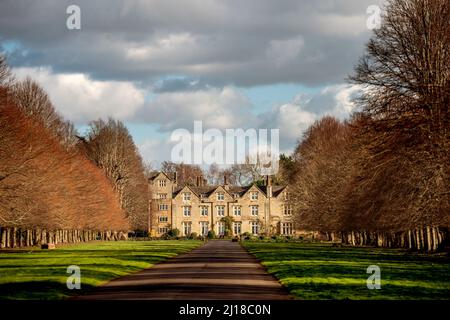 Horsham, February 25th 2022: Denne Park House Stock Photo - Alamy
