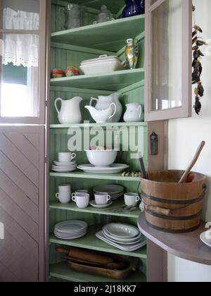 A closeup of the kitchen in the birth home of Harry S. Truman in Lamar ...