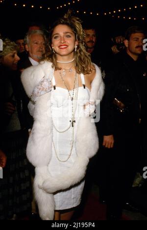 Madonna 1985. Credit: Ralph Dominguez/MediaPunch Stock Photo - Alamy