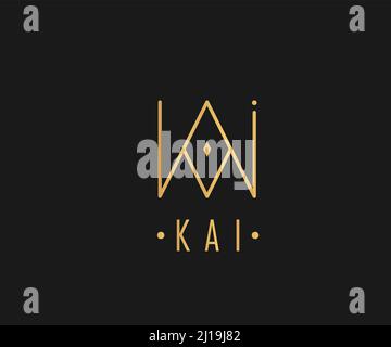 logo name Kai usable logo design for private logo, business name card ...