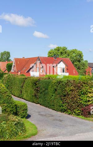 Residential house, single-family house, Mittelkirchen, Altes Land ...