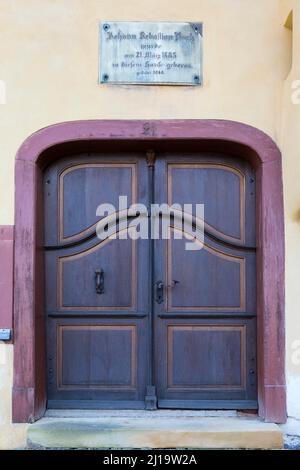 Bach House, birthplace of Johann Sebastian Bach, Germany, Thueringen ...