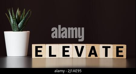 Definition word written on wood block. Definition text on wooden table ...