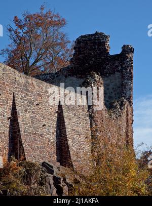 Neustadt Harz Burg Honstein erbaut im 12 Jh 1200-1450 erweitert 1627 ...