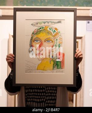 Connect Art Fair, The Mall Galleries, London, UK. 24 March 2022 ...