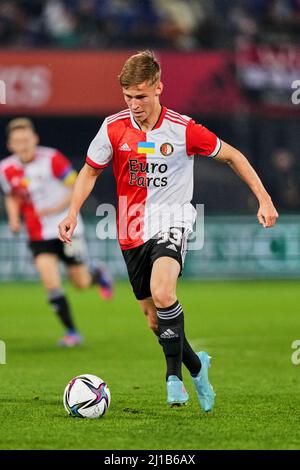ROTTERDAM, NETHERLANDS - MARCH 5: Noah Naujoks of Excelsior Rotterdam ...