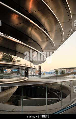 Exterior of Alif Pavilion of Expo 2020 in Dubai, UAE Stock Photo - Alamy