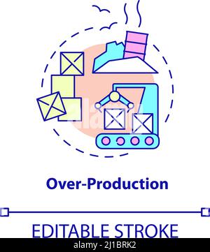 Batch manufacturing concept icon Stock Vector Image & Art - Alamy