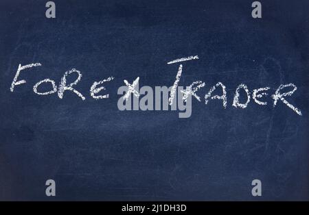 The term FOREX TRADER visually displayed on a clear background with ...