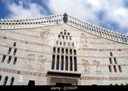 CHURCH BASILICA IN NAZARETHE ISRAEL MARY 82006 (Photo by Francis Joseph ...