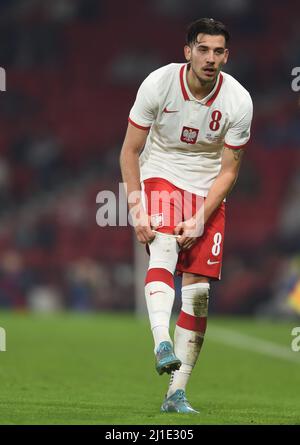 Glasgow, UK. 24th Mar, 2022. Scotland Manager Steve Clarke during the ...