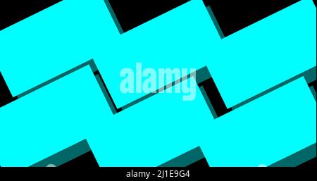 Beautiful abstract geometric shapes on black backdrop. Art shape ...
