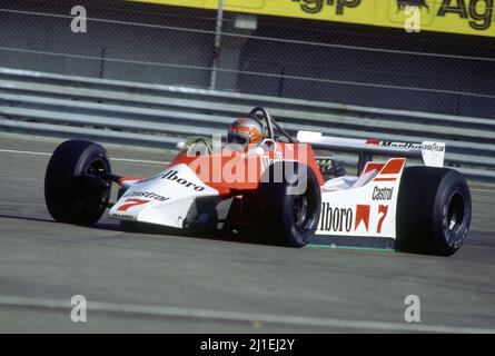 John Watson (GBR) McLaren M29 Ford Cosworth Team McLaren Stock Photo ...