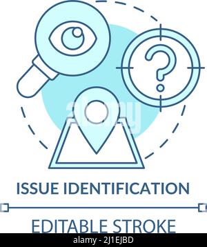 Issue identification concept icon Stock Vector Image & Art - Alamy