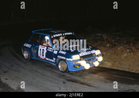 Bruno Saby (FRA) Christian Tilber Gilbert (FRA) Renault 5 Turbo Gr4 ...