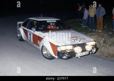 Per Eklund (SWE) Jan Olaf Bohlin (SWE) Toyota Celica Gr4 Toyota Team ...