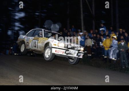 Bjorn Johansson (SWE) Sven Erik Andersson (SWE) Opel Ascona 400 Gr4 Opel Sweden Stock Photo - Alamy
