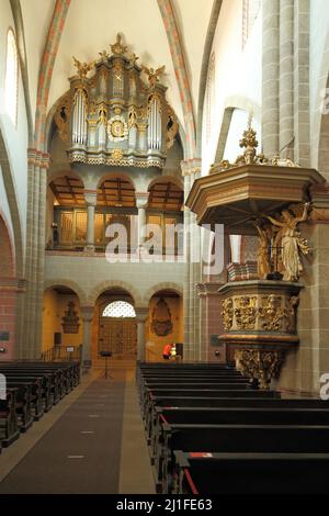 Romanesque Cathedral in Fritzlar, Hesse, Germany Stock Photo - Alamy