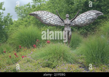 Angel Sculpture Tin Else by Luigi Mule 2010, Luigi Mule, Kelkheim ...
