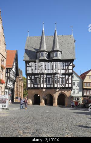 Historic town hall of Alsfeld Stock Photo - Alamy