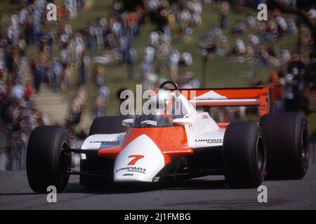 John Watson (GBR) Mclaren MP 4B Ford Cosworth Stock Photo - Alamy