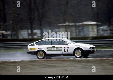 Anna Cambiaghi (ITA) Lella Lombardi (ITA) Alfa Romeo Alfetta GTV6 Div2 ...