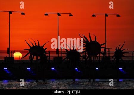 Jeddah - 25-03-2022, Jeddah Corniche Circuit, Houthi attack Jeddah ...