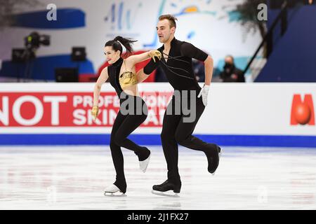 Shira ICHILOV & Volodymyr BYELIKOV (ISR), during Ice Dance Rhythm Dance ...