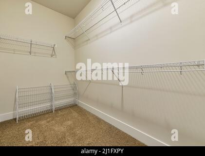 Modern residential empty closet interior Stock Photo - Alamy