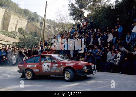 Gabriele Noberasco (ITA) Andrea Ulivi (ITA) Alfa Romeo Alfetta GTV6 GrA ...