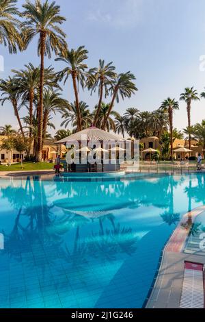 Pool area, Hotel Mercure, Luxor Stock Photo - Alamy