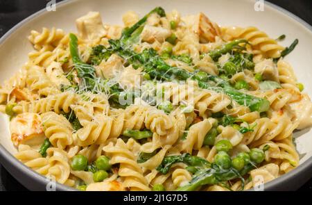 Homemade One-Pan Chicken And Broccoli Stir-Fry in a Bowl, side view ...