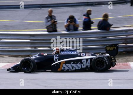 Johnny Alberto Cecotto (VEN) Theodore N183 Ford Cosworth Stock Photo ...