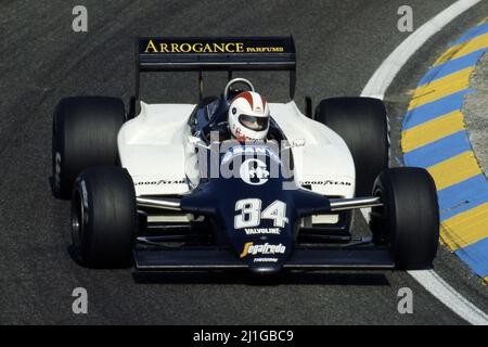 Johnny Alberto Cecotto (VEN) Theodore N183 Ford Cosworth Stock Photo ...