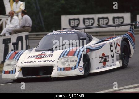 Hans Heyer (GER) Piercarlo Ghinzani (ITA) Michele Alboreto (ITA)Lancia ...