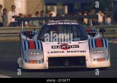 Hans Heyer (GER) Piercarlo Ghinzani (ITA) Michele Alboreto (ITA)Lancia ...