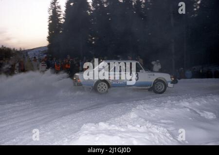 Ola Stromberg (SWE) Bruno Berglund (SWE) Saab 99 Turbo GrA Saab Sport ...