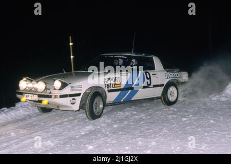 Bror Danielsson (SWE) Anders Eklind (SWE) Mazda RX7 GrA Stock Photo - Alamy