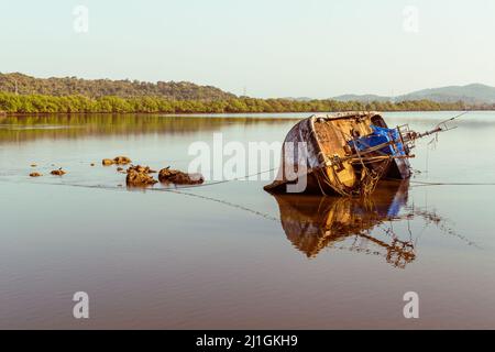 Old Goa Goa India - January 25th 2022: Marina Landscape at Old Goa ...