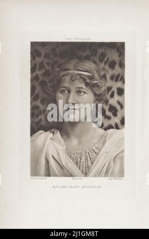 Mary Anderson (1859-1940), American stage actress, late 19th century ...