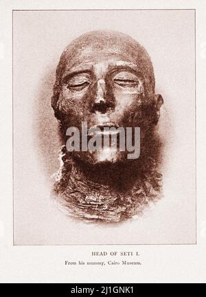 Seti I mummy Stock Photo - Alamy
