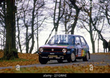 Kalle Grundel (SWE) Reinhard Michel (GER) Volkswagen Golf GTi GrA ...