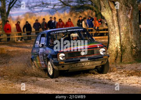 Kalle Grundel (SWE) Reinhard Michel (GER) Volkswagen Golf GTi GrA ...