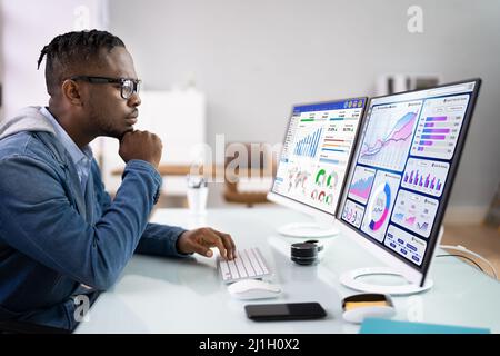 African American Virtual Telework Conference. Online Presentation Stock ...