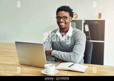 My deadlines will soon be done. Portrait of a beautiful young ...