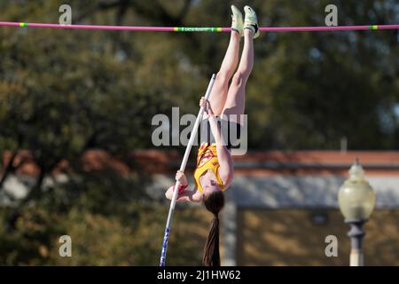 Amanda Moll of Olympia Capital High (Wash.) wins the girls pole vault ...