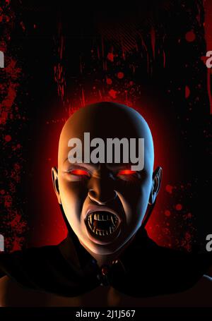 Blood vampire background Stock Photo - Alamy