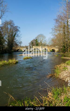 Leintwardine Bridge, north Herefordshire, England Stock Photo - Alamy