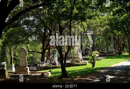 Grave at historical Toowong cemetery in Brisbane Australia Stock Photo ...